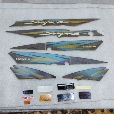 Jual Stiker Stripping Striping Decal Graphic Honda Astrea Supra 100