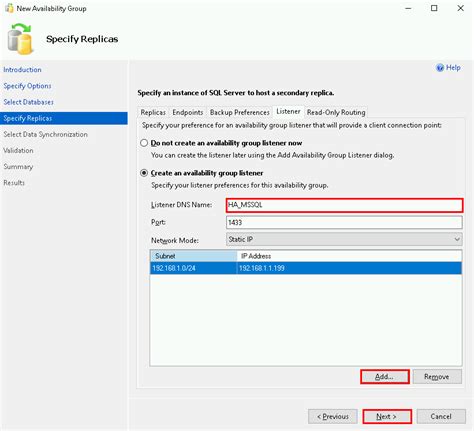 Microsoft SQL Server Always On High Availability