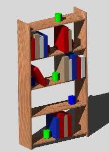 Librero 3d En AutoCAD Librería CAD