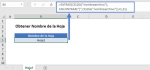 Obtener El Nombre De La Hoja De Trabajo Desde La F Rmula Excel