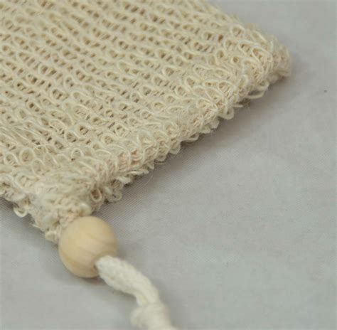 Sac à savon en sisal et coton Zero
