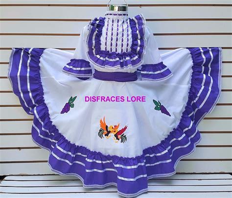 Vestido Aguascalientes Talla 14 Y 16 Disfraz Independencia 750 00