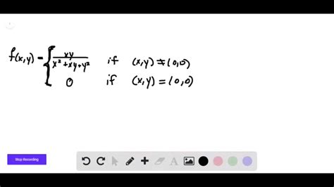 solved determine the set of points at which the function is continuous f x y { x y x 2 x y