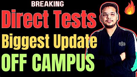 Direct Test Hiring Off Campus Drive For