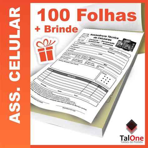 Bloco Ordem de Serviço Talão de Pedido Personalizado A4 A5 e