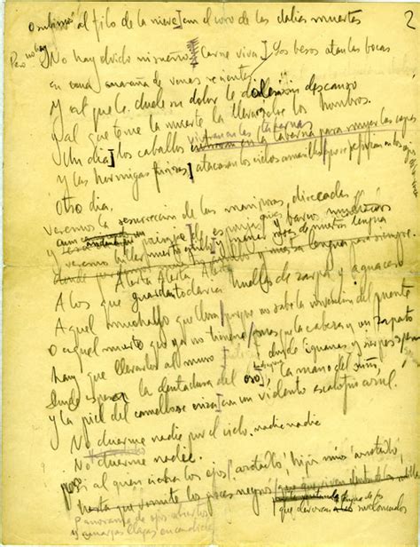 Manuscrito Ciudad sin sueño Nocturno del Brooklyn Bridge de Poeta en
