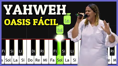 YAHWEH SE MANIFESTARA Piano Tutorial Oasis Ministry Pista Acordes Y