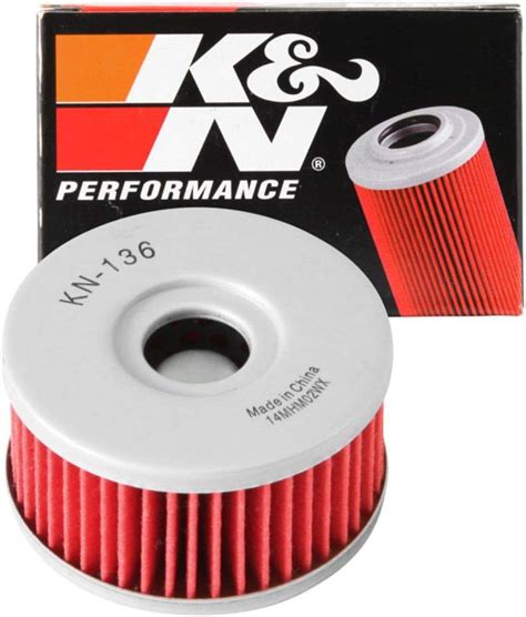 K N Filtro De Aceite Para Motocicleta Alto Rendimiento Premium