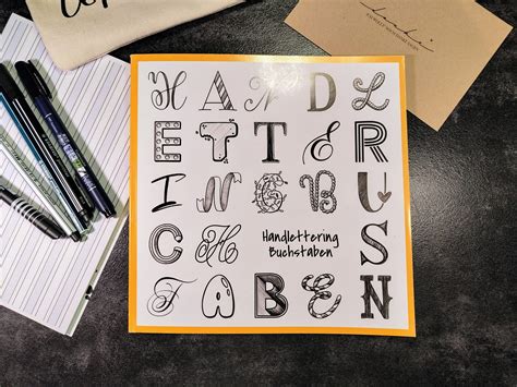 Lesetipp Handlettering Buchstaben Sakurani