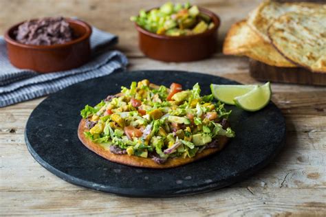 Party Tostada With Guacamole Recipe HelloFresh