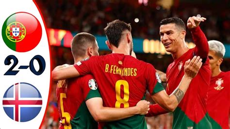 HASIL PERTANDINGAN PORTUGAL VS ISLANDIA KUALIFIKASI EURO 2024 TADI