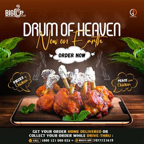 Creative Food Poster Design Inspiration For Social Media Ads Chicken
