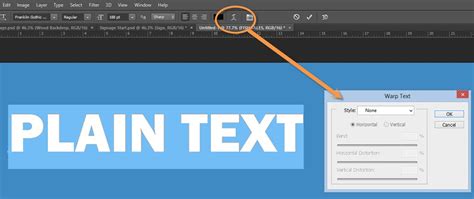 Warping Text In Photoshop