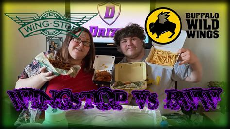 WING STOP VS BUFFALO WILD WINGS MUKBANG YouTube