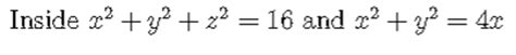 solved use a double integral in polar coordinates to find