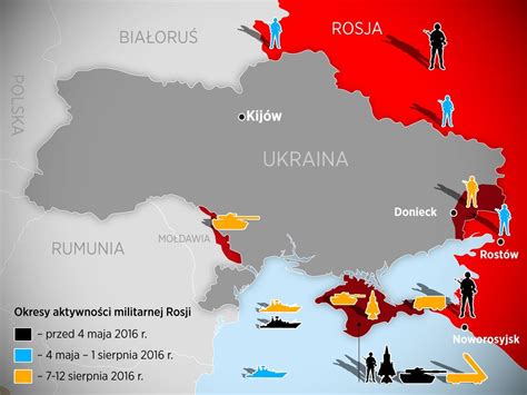 Wojna na Ukrainie Rosyjskie manewry Kaukaz Rosja Ukraina Świat