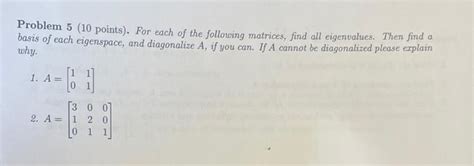 solved problem 5 10 points for each of the following