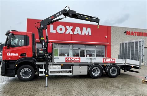 Stuks Iveco S Way Voorzien Van Open Laadbak Met Hiab X Hiduo E