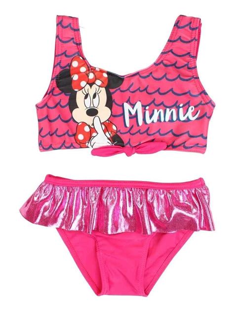 Disney Maillot De Bain fille imprimé Minnie Rose Kiabi nu