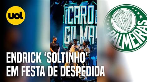 ENDRICK SOLTA A VOZ E DANÇA EM FESTA DE DESPEDIDA DO PALMEIRAS VEJA