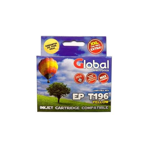 Cartucho Alternativo Global Epson Xxl 196 Amarillo Global