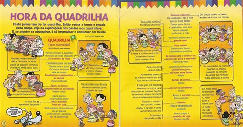 Festa Junina Marcações para quadrilha explicação SÓ ESCOLA
