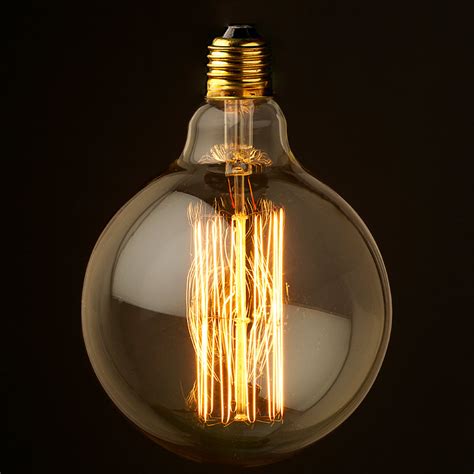 Vintage Edison Spherical Tungsten Filament Bulb G