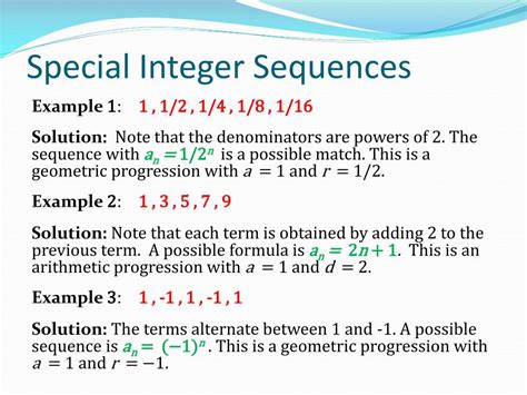 ppt discrete mathematics sequences and summations powerpoint presentation id 5250586