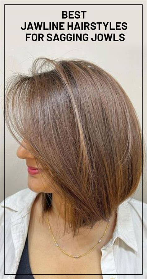 8 Best Jawline Hairstyles For Sagging Jowls Chin Length Haircuts