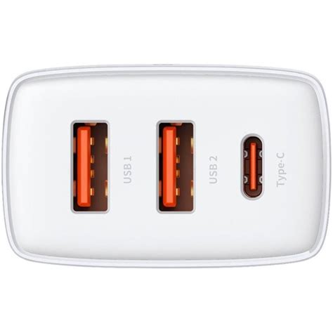 Incarcator Retea Baseus Quick Charge Compact 30W 2 X USB 5V 3A 1 X