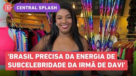 Raquel Brito irmã de Davi tem personalidade para elenco de A Fazenda