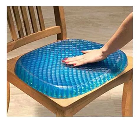 Assento De Gel Almofada Silicone Escaras Ortopédico Egg Sit
