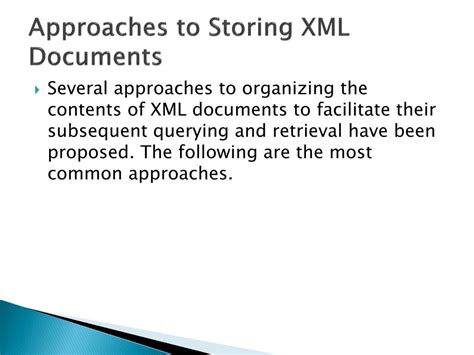 ppt xml documents and databases powerpoint presentation free download id 1908995