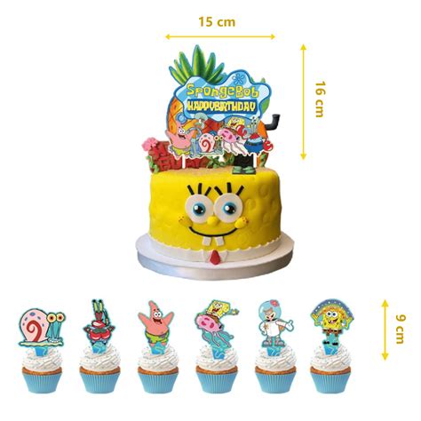 Bob Esponja Kit de Decoración para Fiesta MORETOYS