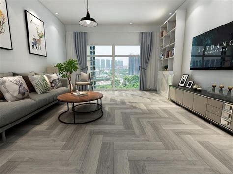 Herringbone SPC Flooring AY827 3 ANYWAY FLOOR