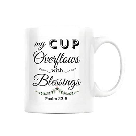 Amazon Christian Inspirational Motivational Gift Psalm 23 5 My Cup