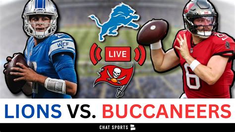 Lions Vs Buccaneers Live Streaming Scoreboard Play By Play Game
