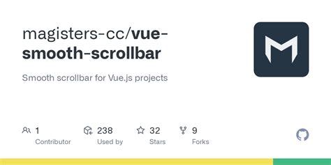 github magisters cc vue smooth scrollbar smooth scrollbar for vue js projects