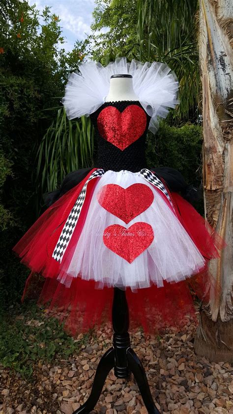 Vestido tutú de lujo de la Reina de Corazones Traje de reina Etsy