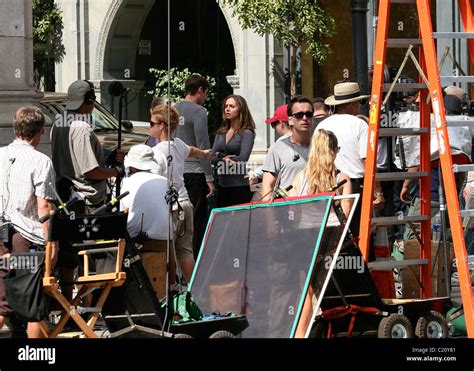 Eliza Dushku Filming Downtown In Los Angeles For Her Tv Series