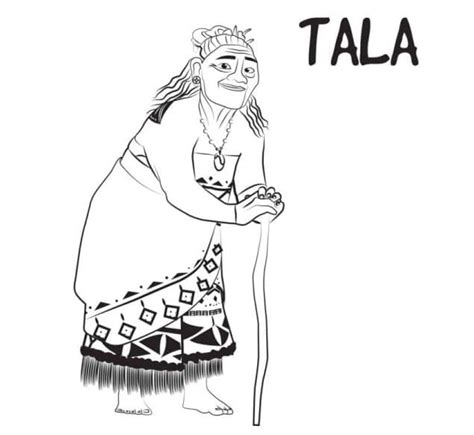 Coloriage Vaiana et Pua télécharger et imprimer gratuit sur
