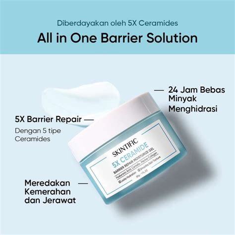 Jual Skintific 4 Pcs Paket Skincare With Serum Repair Barrier Set Di