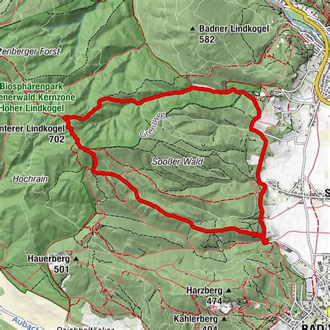 Sooßer Lindkogel Runde über Bad Vöslau und Baden BERGFEX Wanderung