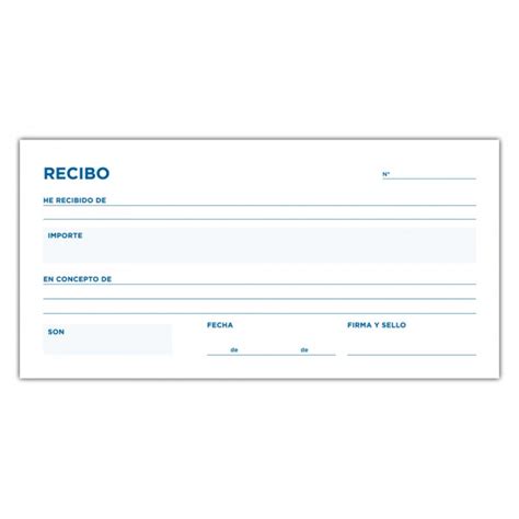 Talonario liderpapel recibos 3 fº original y copia t236 sin matriz