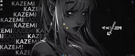 Живые обои Kazemi Flowers Black скачать на VSThemes org