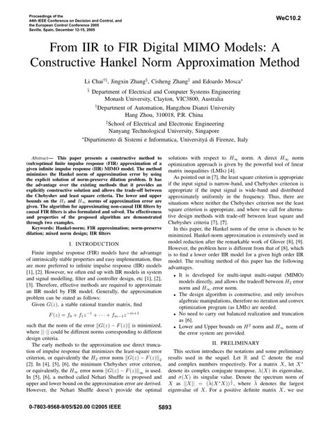 pdf from iir to fir digital mimo models a constructive hankel norm approximation method
