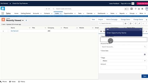 How To Create An Opportunity In Salesforce YouTube