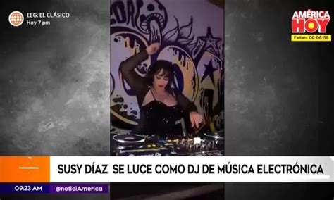 Susy Díaz sorprende convirtiéndose en DJ de música electrónica