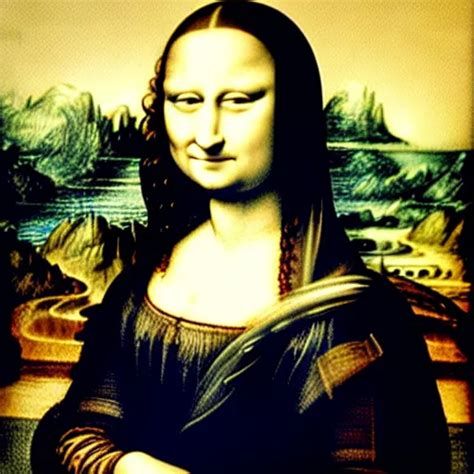 Minion Painting Davinci Mona Lisa In Background Stable Diffusion