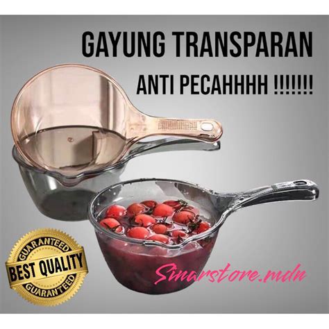 Jual GAYUNG MANDI TRANSPARAN ESTETIK ANTI PECAH SIWUR GAYUNG AIR